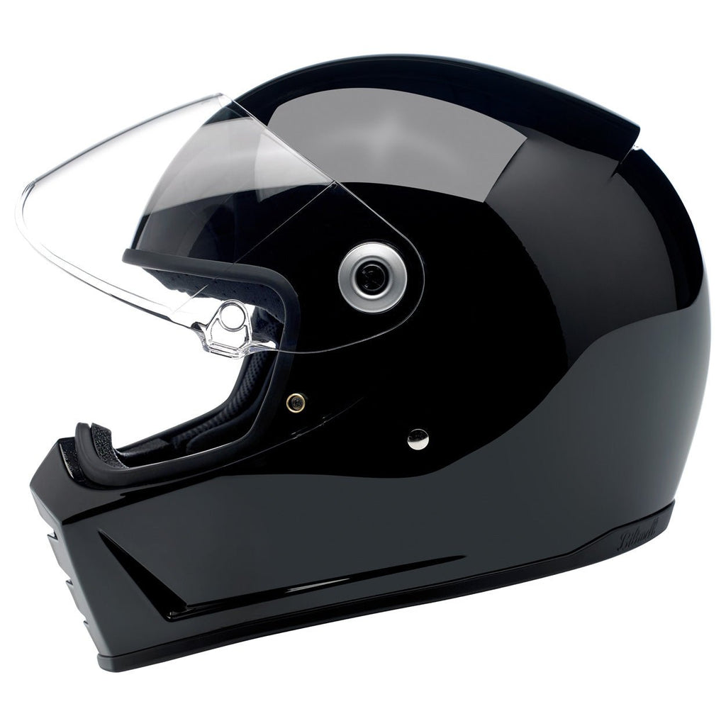 Large - Lane Splitter Helmet - Gloss Black – Blood Eagle Speed Shop
